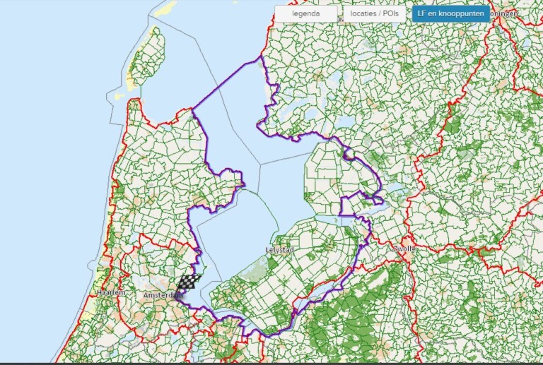 Online Fietsrouteplanner - Nederland Fietsland