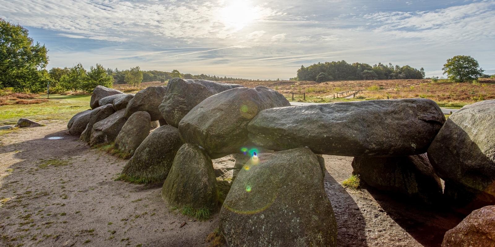 Fietsroute Rondje Hunebedden - Nederland Fietsland